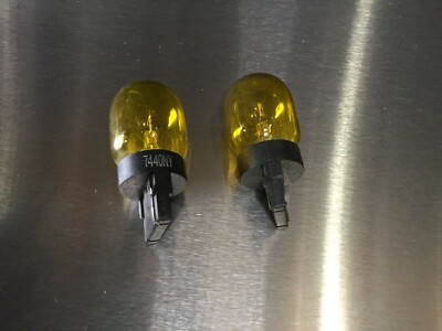 2pcs 7440 Yellow Light Bulbs 12V 21W | eBay