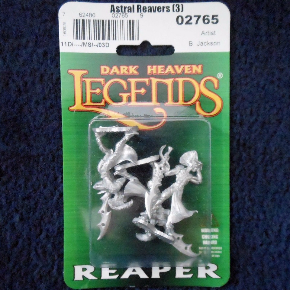 Reaper Dark Heaven Legends 02765 Astral Reavers (3) Fighter Psionic ...