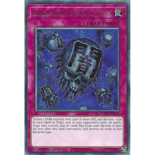 WISU-EN059 Eradicator Epidemic Virus : Rare Card : 1st Edition YuGiOh ...
