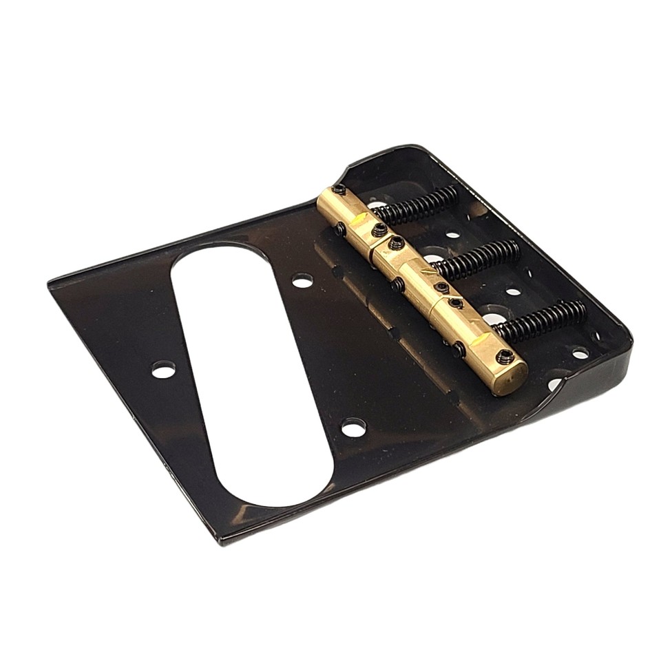 Telecaster Tele Guitar Bridge Compensated Brass Saddles Cut-Down Sides ...