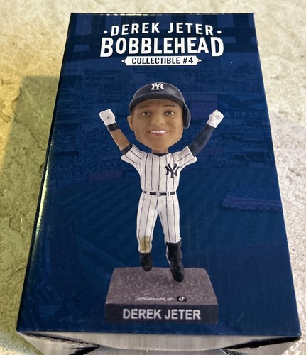 Derek Jeter Final Hit Bobblehead SGA 9/25/24 Yankees Giveaway 10 Yr ...