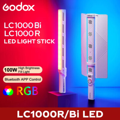 Godox LC1000Bi LC1000R LED Light Stick RGB Video Light 2500K-8500K APP ...