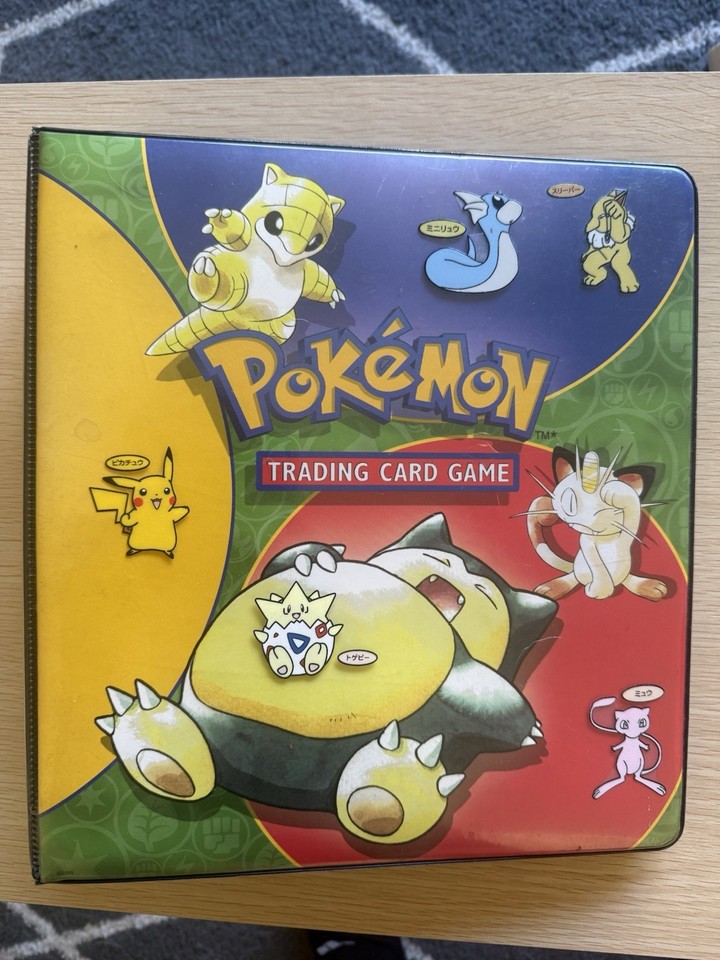 vintage japanese pokemon binder collection With Cards! | eBay