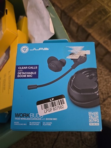 JLab Work Buds In-Ear True Wireless Earbud Headset Detachable Noise-Canceling 810119071033| eBay