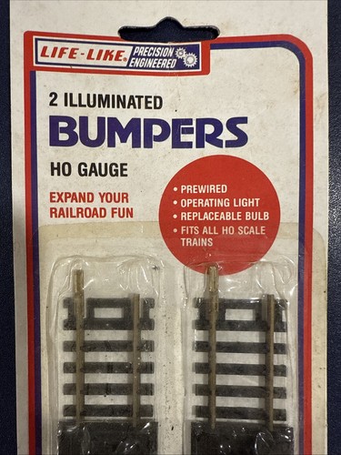 Life Like 8638 HO Illuminated Bumpers (Pack of 2) | eBay