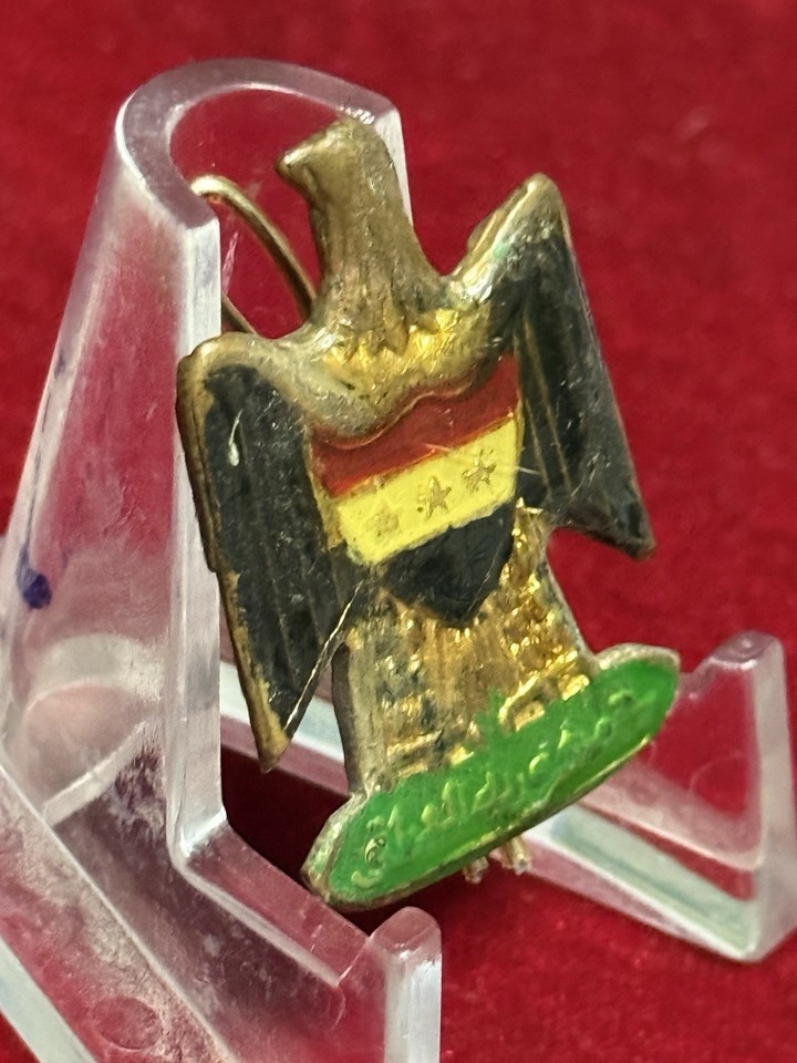 Iraq- Vintage Iraqi Beret Glazed Color Eagle Pin Badge, Late 1980’s ...