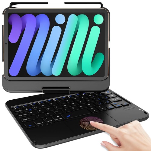 iPad Mini 6 Case with Keyboard, Keyboard iPad Mini 6th Generation 2021 ...