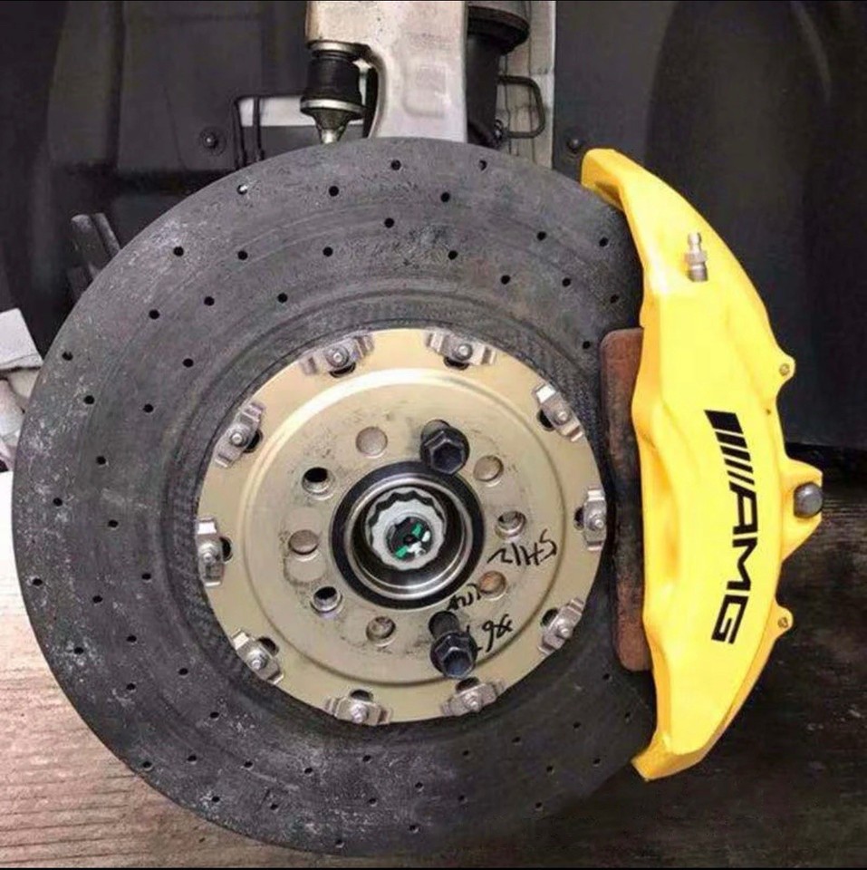 6x AMG Bremssattel Sticker Aufkleber hitzebeständig - verschiedene ...