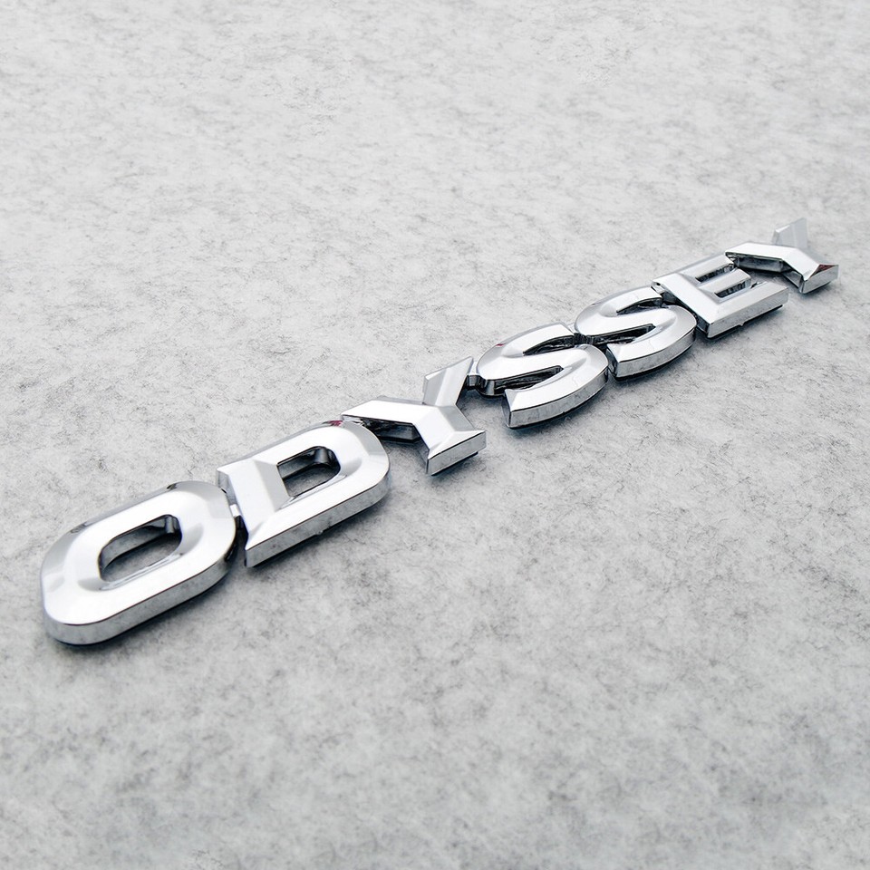 Honda Odyssey Emblem Badge Letters Symbol Gate Rear Chrome OEM | eBay