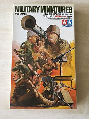 Tamiya - U.S. GUN & MORTAR TEAM SET - 1/35 scale model kit No 35086 ...