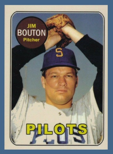 Jim Bouton Seattle Pilots / custom card '69 style / FREE SHIP / NM+ | eBay