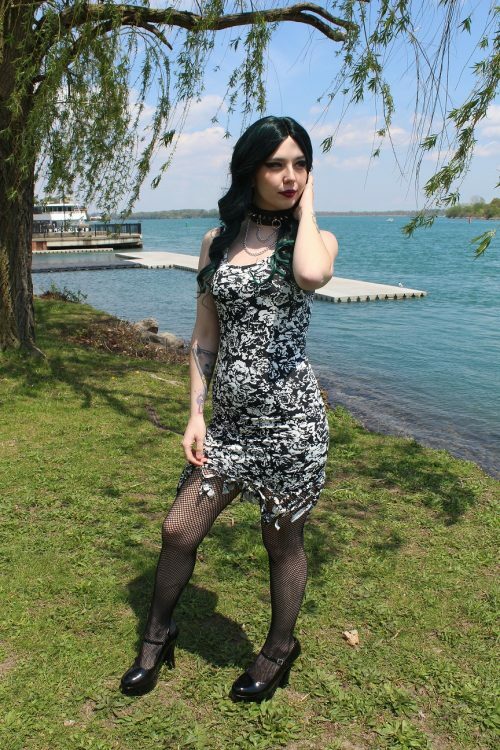 sexy tank floral fringe dress for crossdresser transgender unisex | eBay