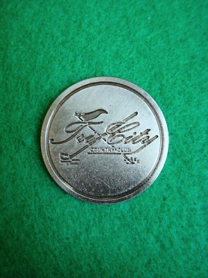 Tri City Country Club Golf Ball Marker Metal Flat Putting Coin | eBay