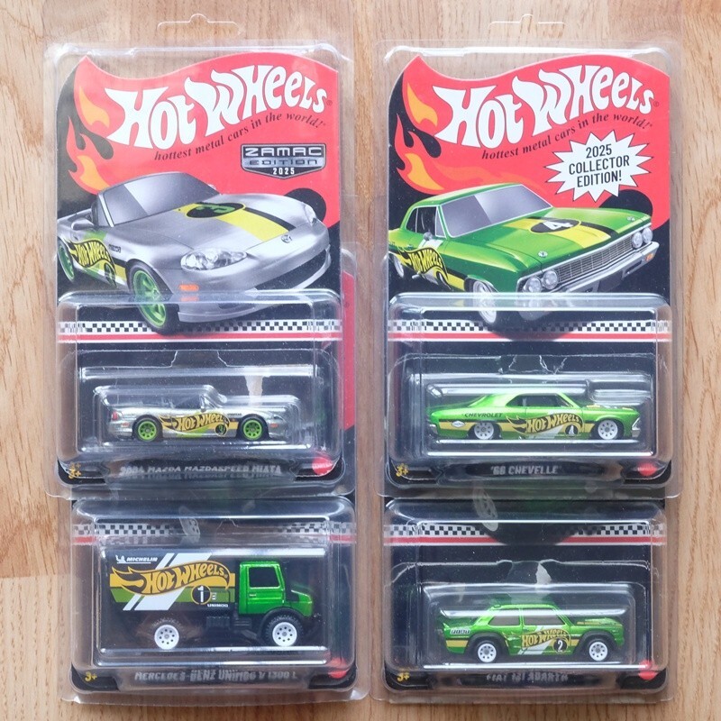 Hot Wheels Target Mail In 2025 No.1 to No.4 Collector Edition In Hand ...