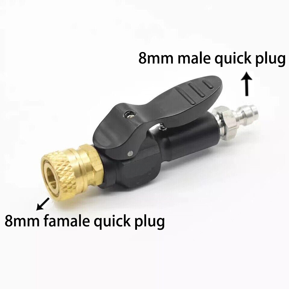 Easy Quick-Disconnet Fill Adaptor Plug for PCP Airgun Tank like EDGUN ...
