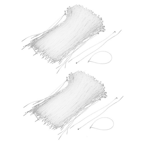 Plastic Packaging Attach Cord Cable Cord Loop Binding 18cm 2001911- | eBay