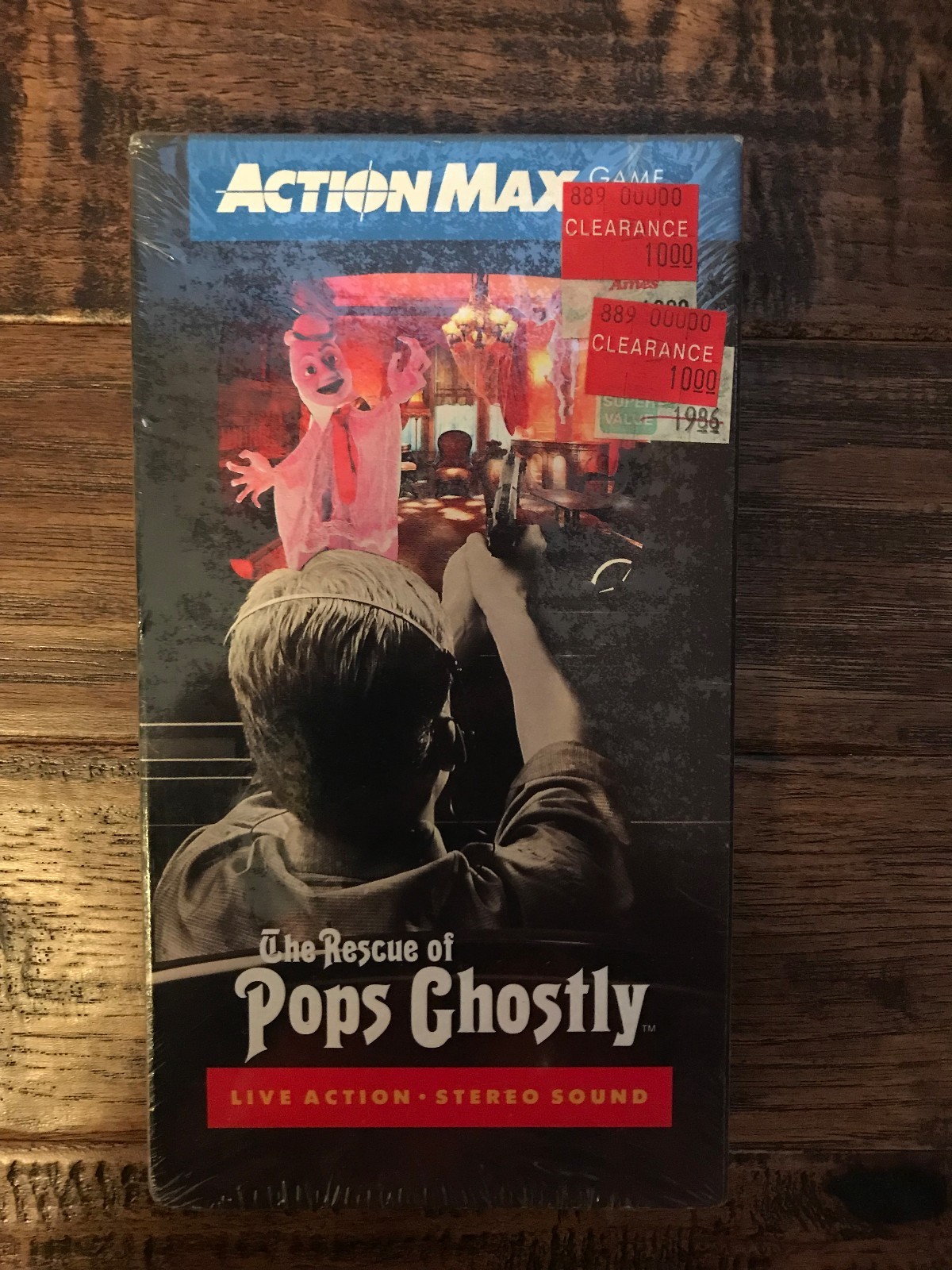 1987 WOW "ACTION MAX" (THE RESCUE OF POPS GHOSTLY) VHS Game, NEW ...