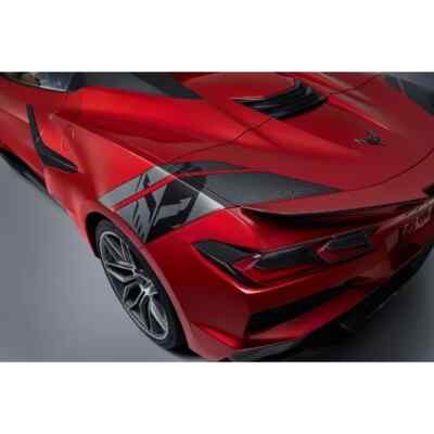 2023-2024 Corvette C8 ZO6 Rear Jake Logo Graphics Pkg 84648695 Carbon ...