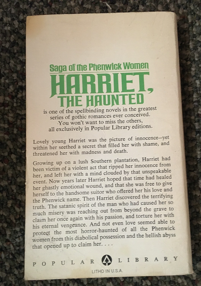 Phenwick Women #10 Harriet The Haunted by Katheryn Kimbrough, 1976 ...