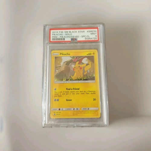 2019 Pokemon SM Black Star Pikachu Holo #SM234 PSA 9 | Promo Pikachu ...
