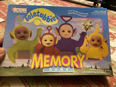 Teletubbies Memory Matching Game Vintage 1998 4864-Milton Bradley ...