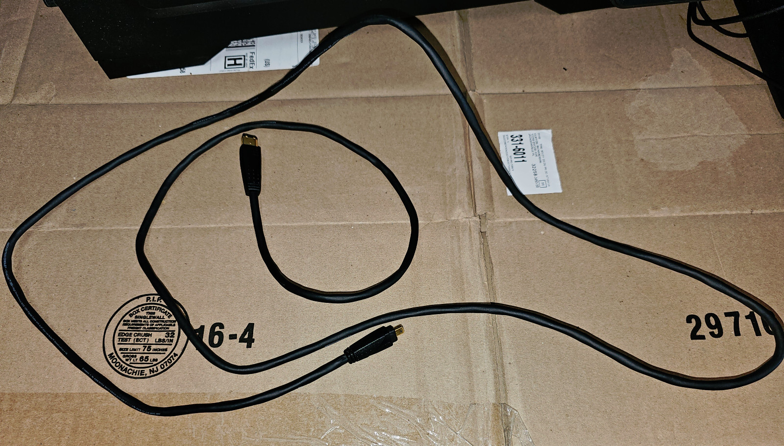 Monster Cable FireLink 300 IEEE-1394 6' FireWire 4 pin to 6 pin J2 ...