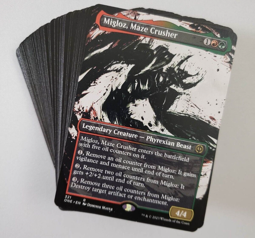 MTG Commander Migloz, Maze Crusher Custom 100 Card EDH Deck with Rares ...