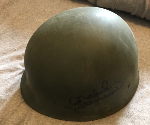 DONALD SUTHERLAND HAND SIGNED AUTOGRAPHED MILITARY HELMET LINER KELLY’S ...