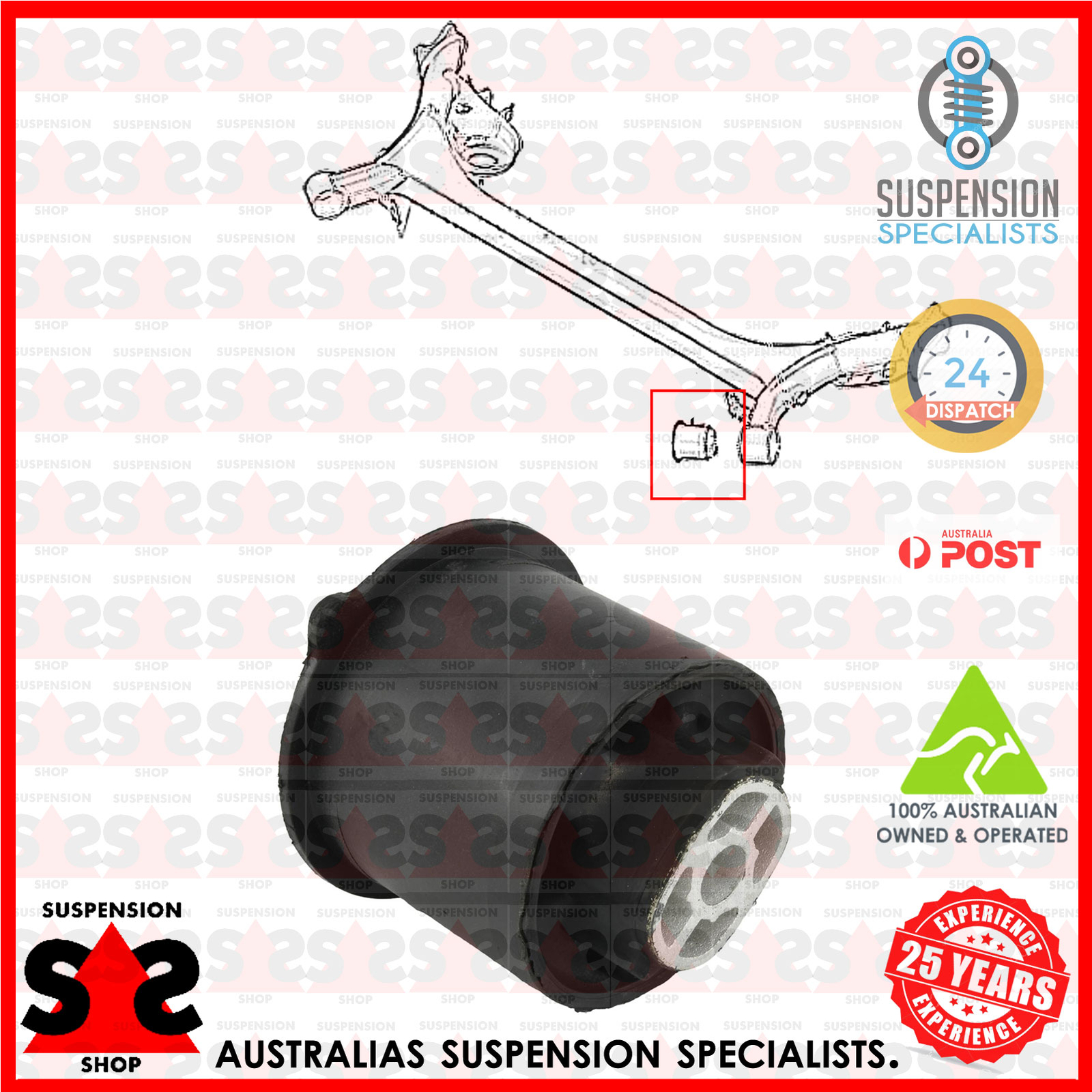 Bushing, Axle Beam Suit PEUGEOT 308 Sw I (4E_, 4H_) 1.6 16V 308 SW I ...