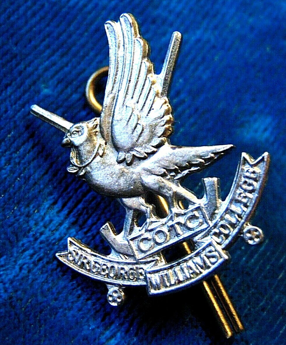 Sir George Williams College COTC CANADA Officer Training Corps collar ...