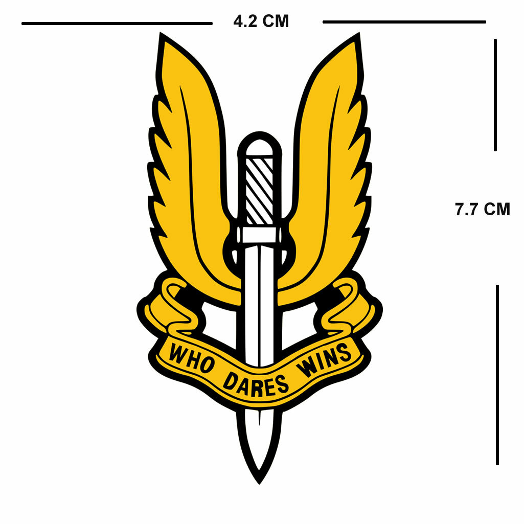2 x Who Dares Wins Iron on Screen Print Transfer SAS patch badge RAF | eBay