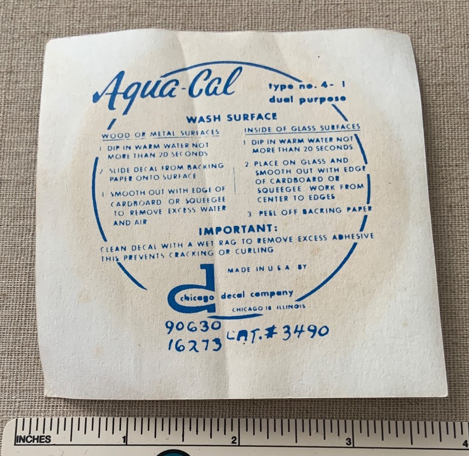 VTG 1950s CAMP ONWAY Boy Scout Souvenir DECAL STICKER BSA North Essex ...