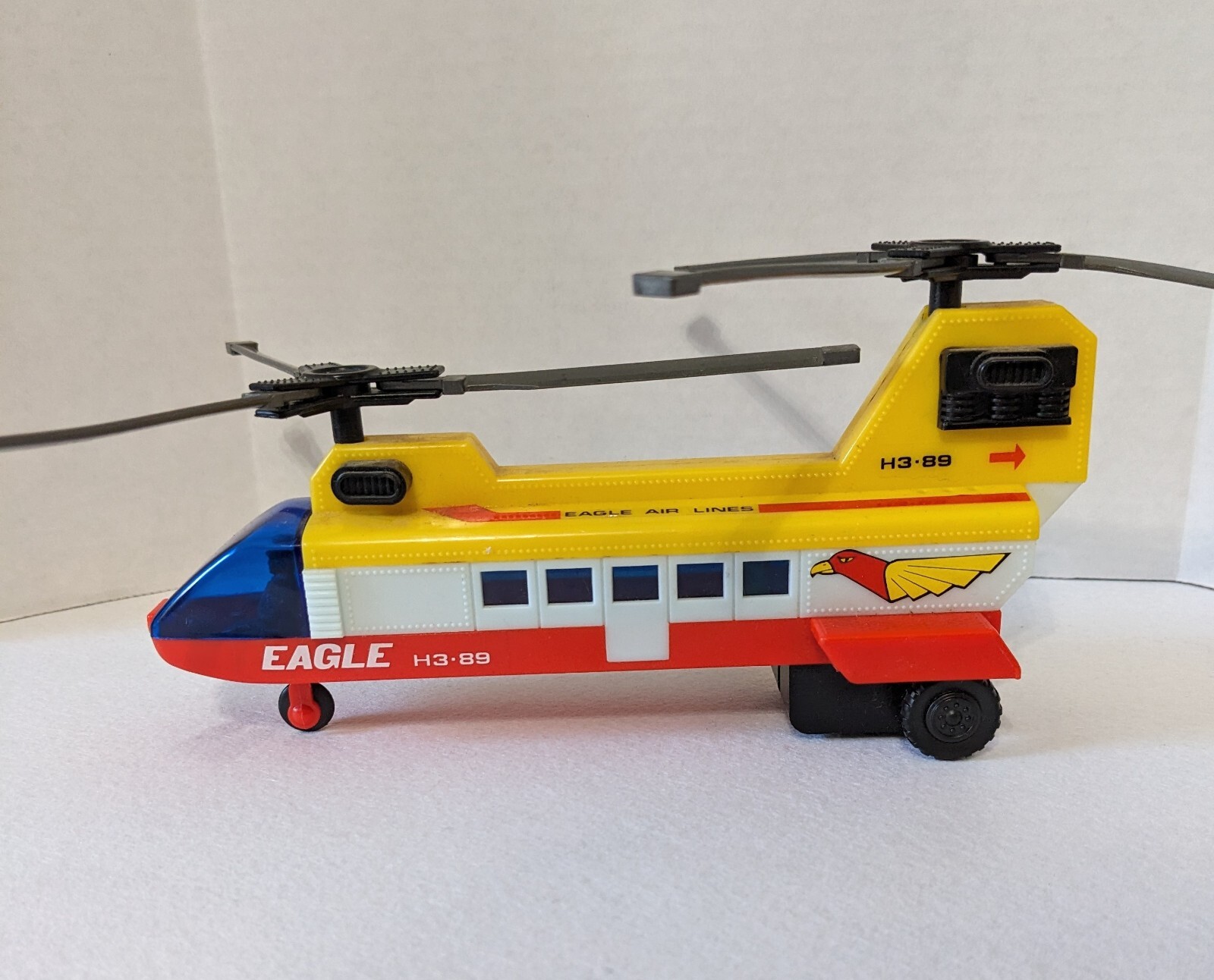 Lot Of 2 Vintage Toy Helicopters Tin Litho And Plastic | eBay