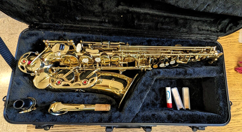 Anthem A-2000 Gold Alto Saxophone Laquered Brass with Case | eBay
