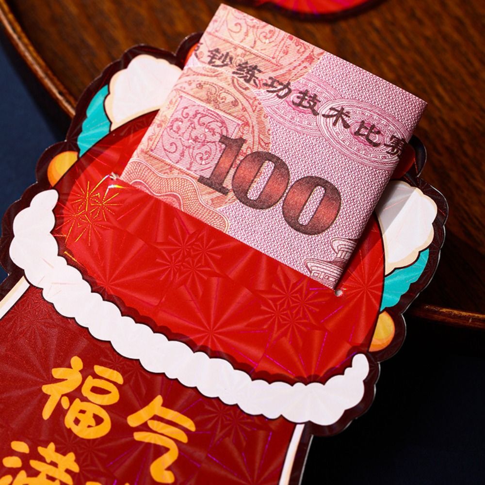 6Pcs/Set CNY Red Envelope Multicolor Packet Envelopes Dragon Year New ...