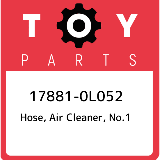 17881-0L052 Toyota Hose, air cleaner, no.1 178810L052, New Genuine OEM ...