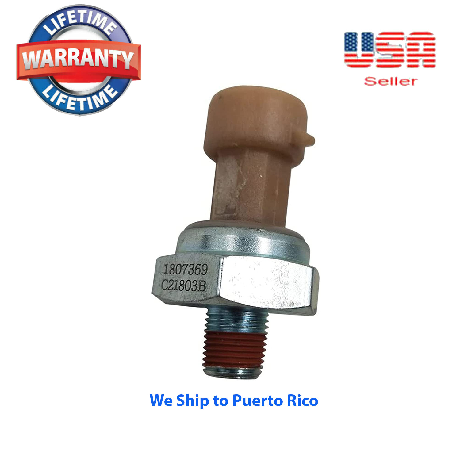 Engine Oil Pressure EOP Sensor 1807369C2 Fit for DT466E I530E DT466/530 ...