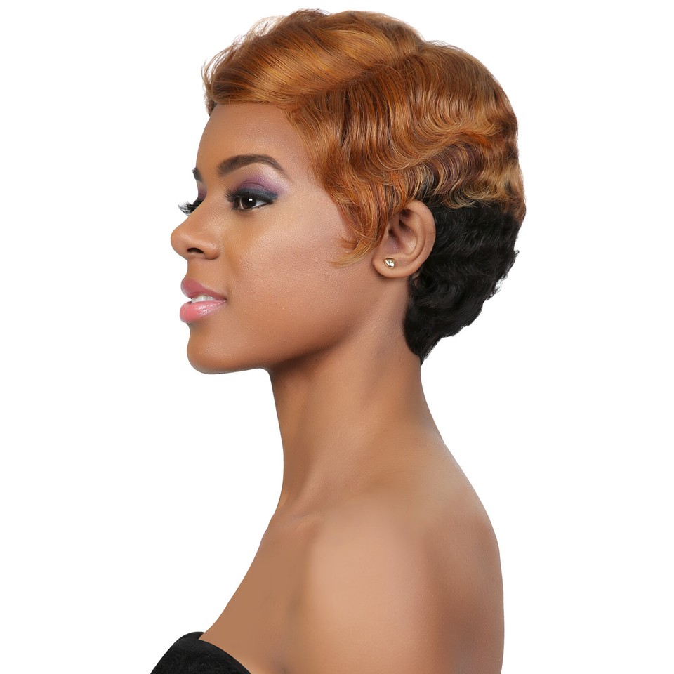 IT'S A WIG SYNTHETIC FULL WIG SHORT MAMA CURL STYLE - NUNA | eBay