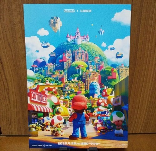 Nintendo SUPER MARIO BROS THE MOVIE POSTER 2023 Flyer theater limited ...