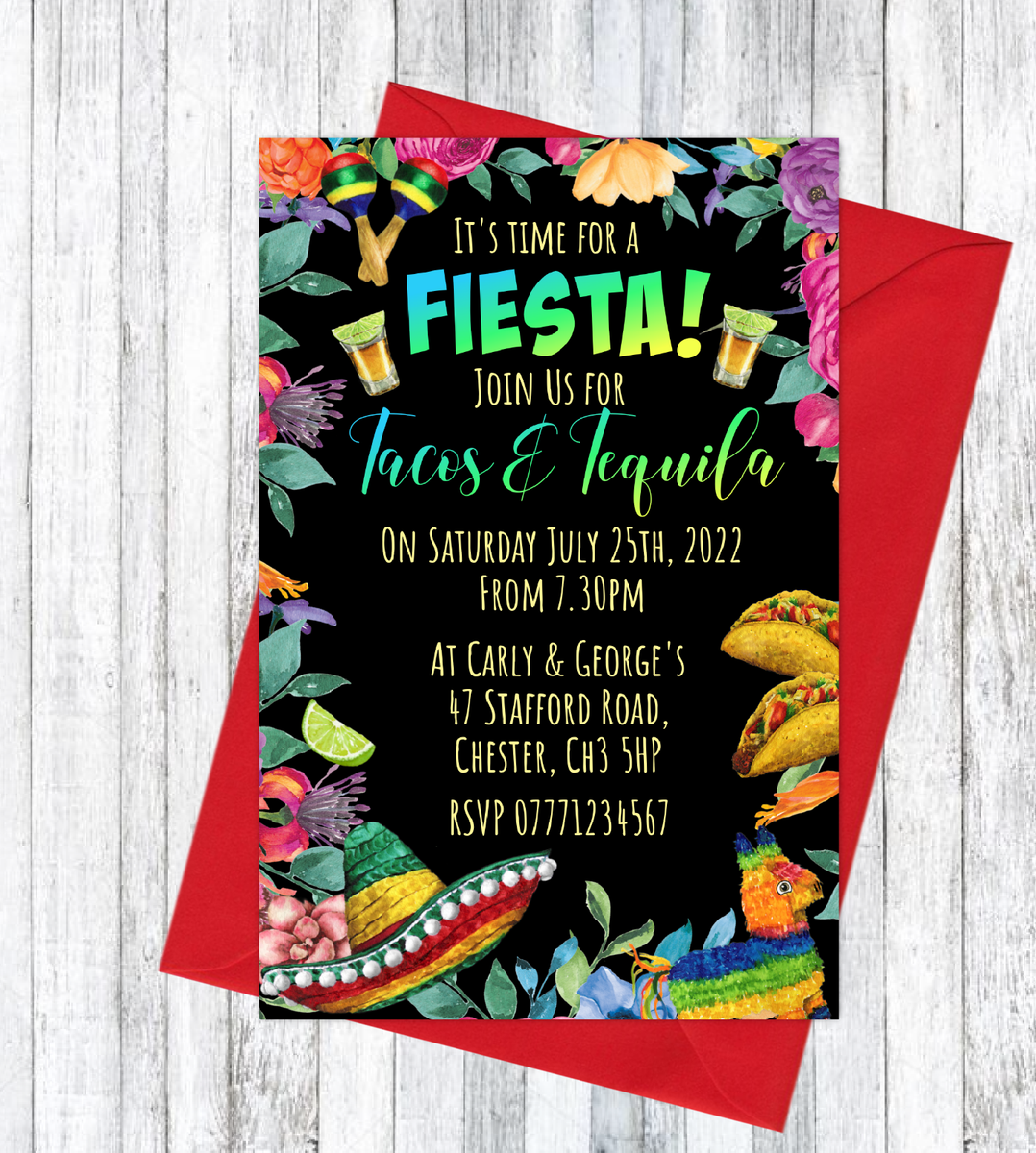 Tex Mex Party Invitations It's Time To Get Your Tex Mex Party On This