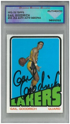 1972-73 Topps GAIL GOODRICH #50 JSA Authentic Auto 💎 DSG Authentic | eBay