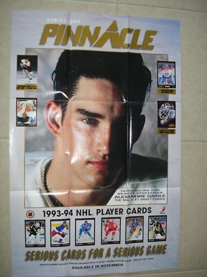 1993-94 Pinnacle Score Hockey Trading Card Alexander Daigle Ad 22x33 ...