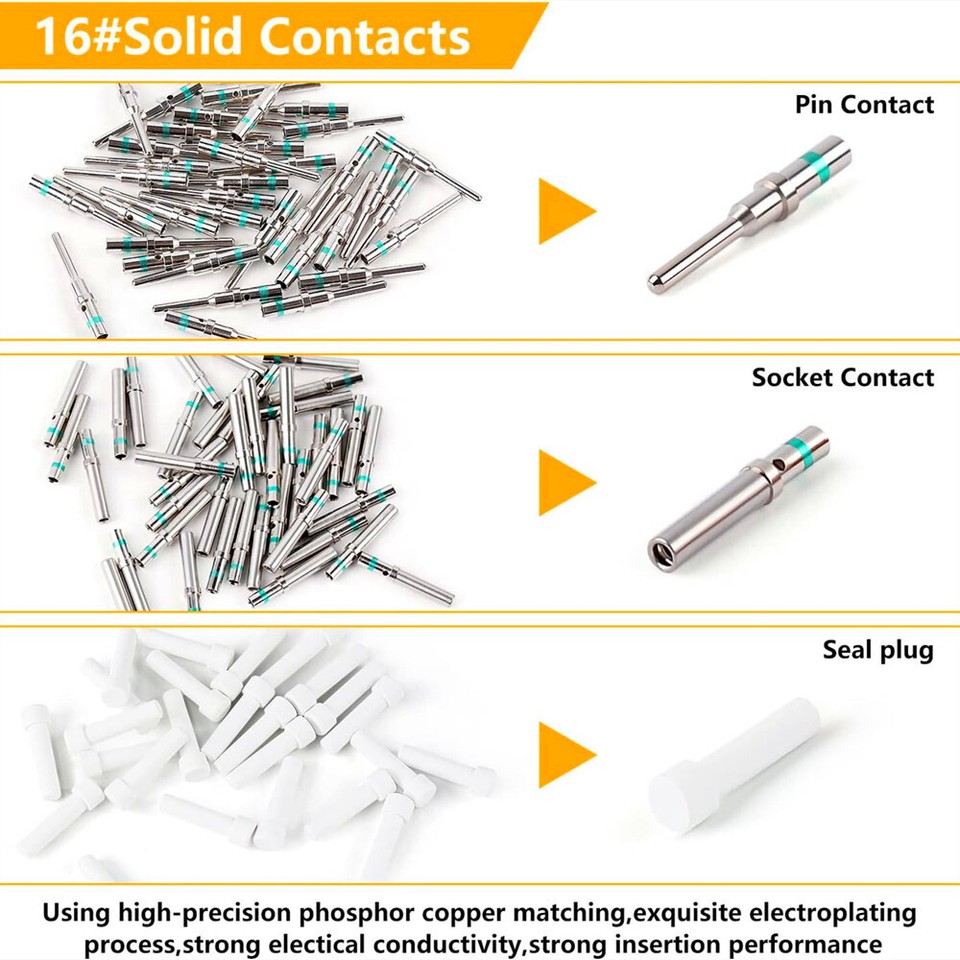 338pcs DT Electrical Connector Kit with Crimping Tool Removal Tool ...