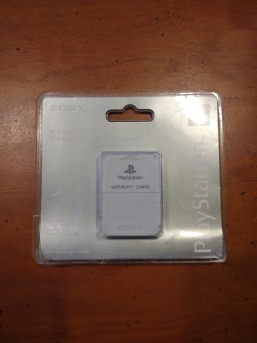 Official Sony Playstation 1 PS1 PSone White Memory Card! Brand New ...