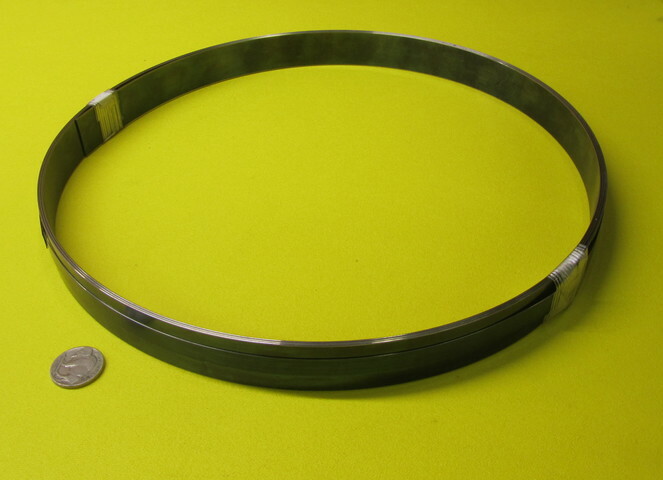 1095 Hard Blue Tempered Spring Steel Shim 0.025" Thick x 1.00" Wide x ...