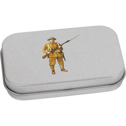 'WW1 British Soldier' Metal Hinged Tin / Storage Box (TT021796) | eBay
