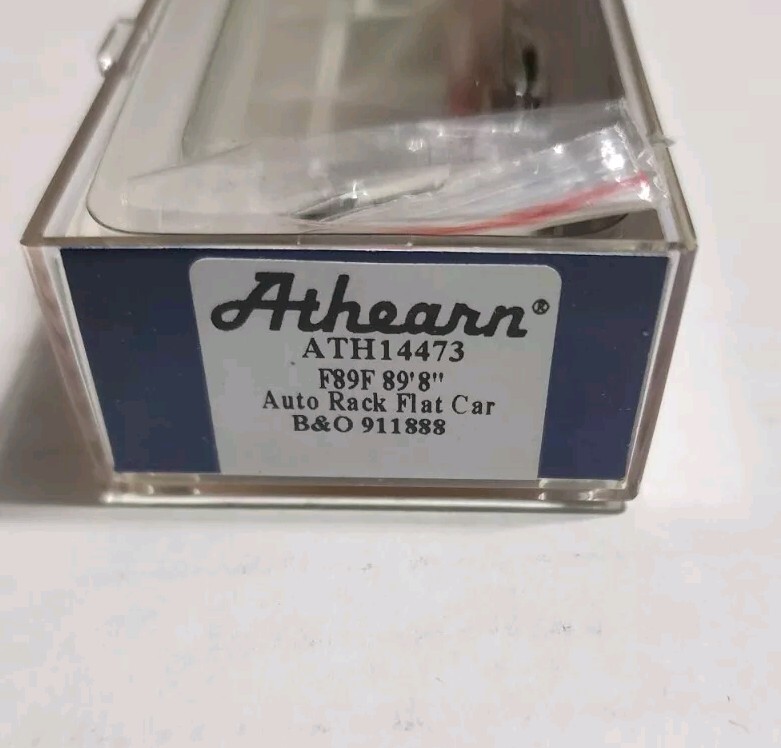 Athearn N Scale F89F 89'8" Auto Rack Flat Car B&O 911888 | eBay