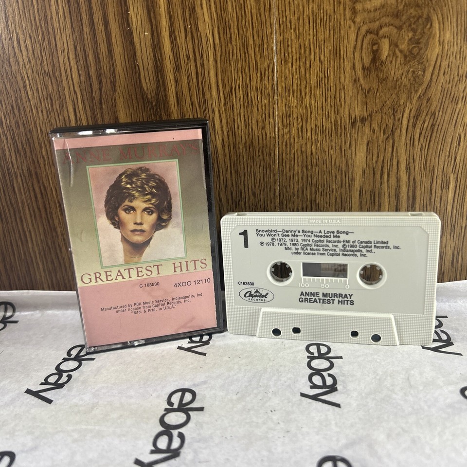Vintage Anne Murray's Greatest Hits 1972-1980 Cassette Tape Capitol ...