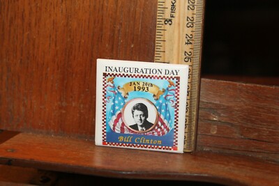 Vintage Button Pinback Bill Clinton Inauguration Day Jan 20th 1993 | eBay