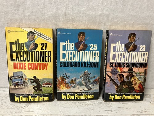 Vintage Don Pendleton's The Executioner First Edition Lot of 3 Books ...